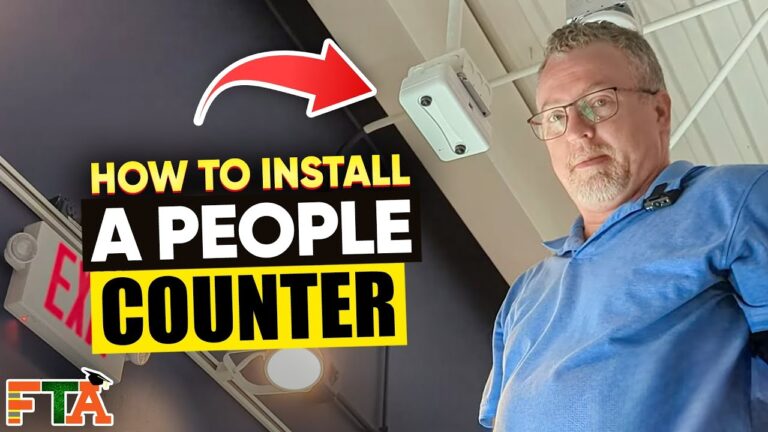 How To Install A Traffic Counter | How To Install An Orbit Shopper ...
